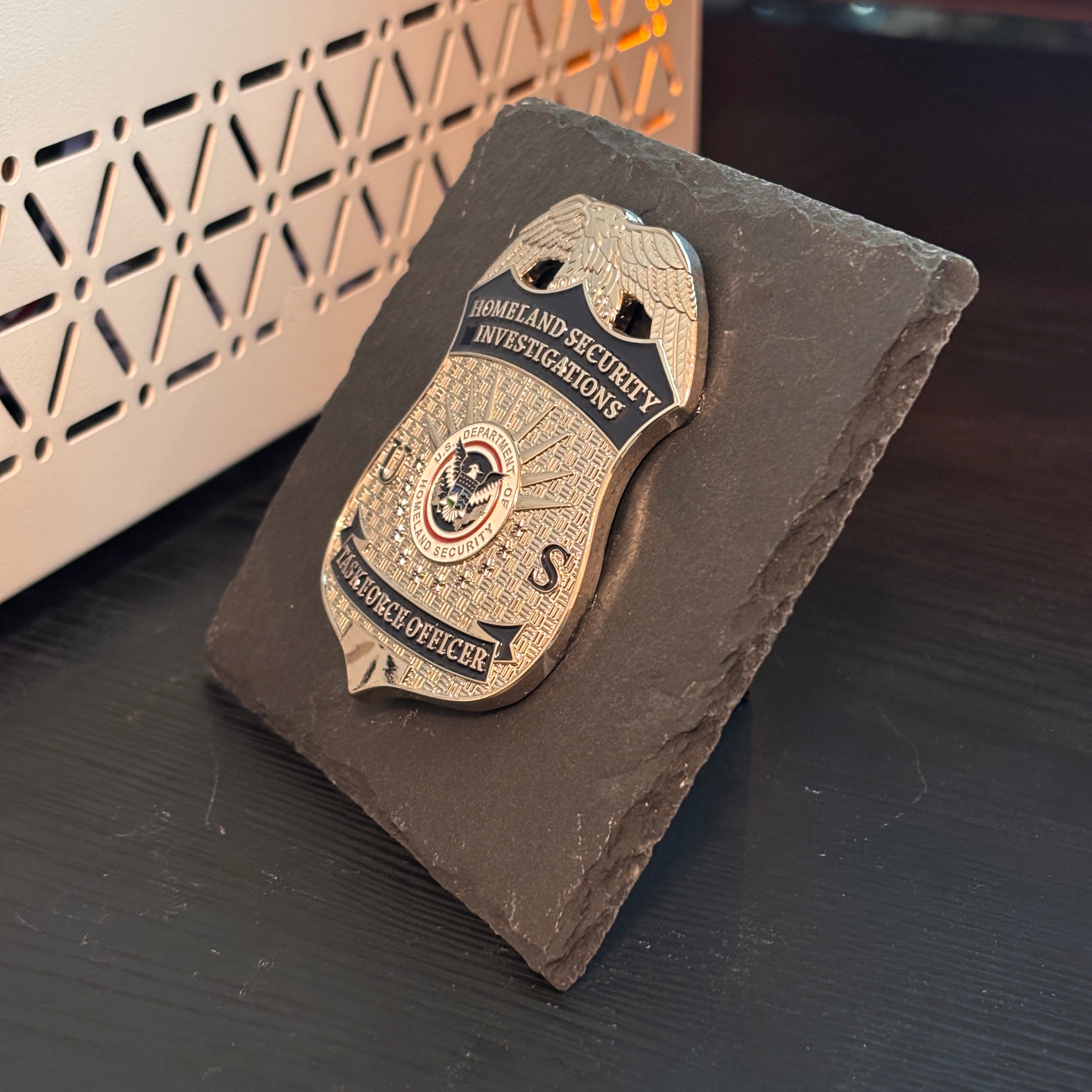 US HSI TFO Task Force Officer Badge Plaques Law Enforcement Award & Re